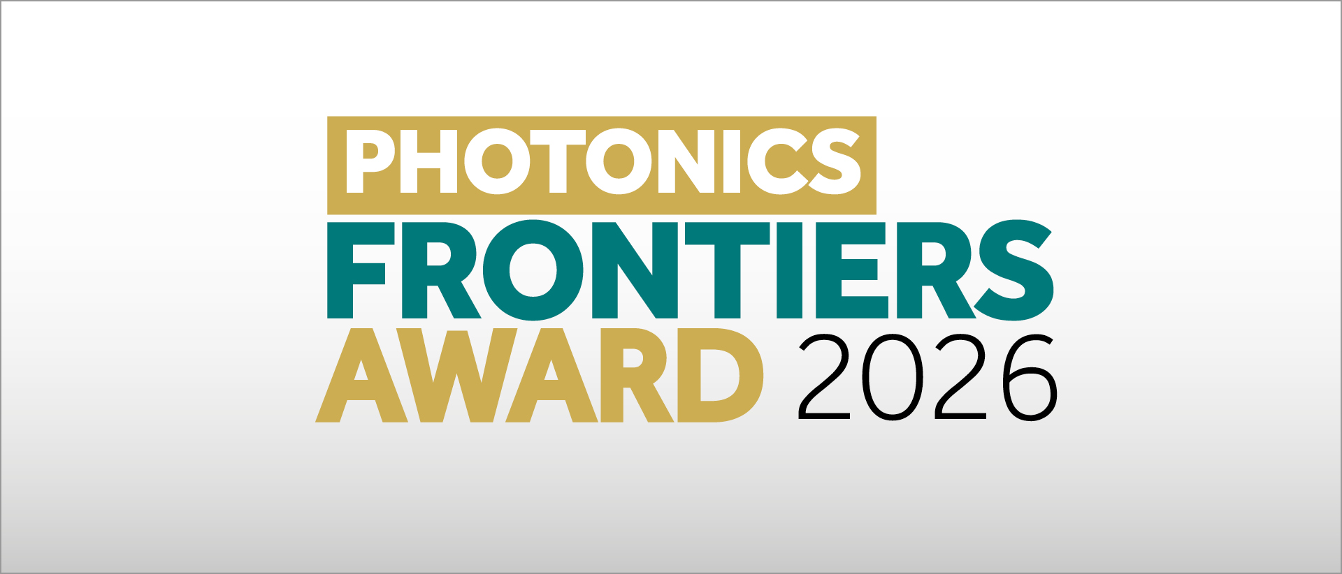 Award Ceremony of the Photonics Frontiers Award @ Optatec 2026 | 6th ...